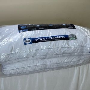 Bedding | Sealy Down Alternative 2pack King Pillow | Poshmark
